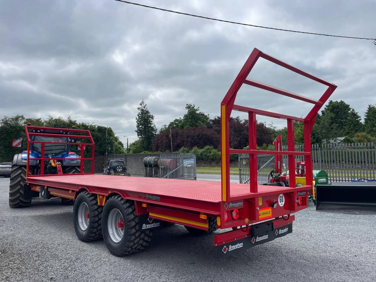Broughan 28ft Bale Trailer | Clarke Machinery