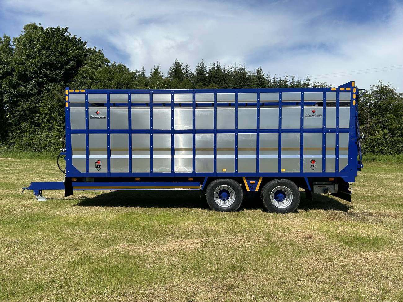 Broughan 22ft Livestock Trailer | Clarke Machinery