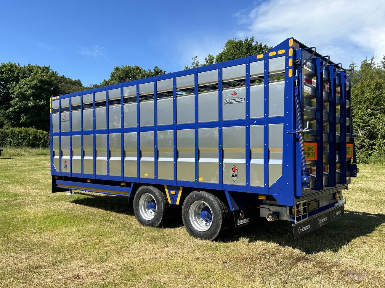 Broughan 22ft Livestock Trailer | Clarke Machinery