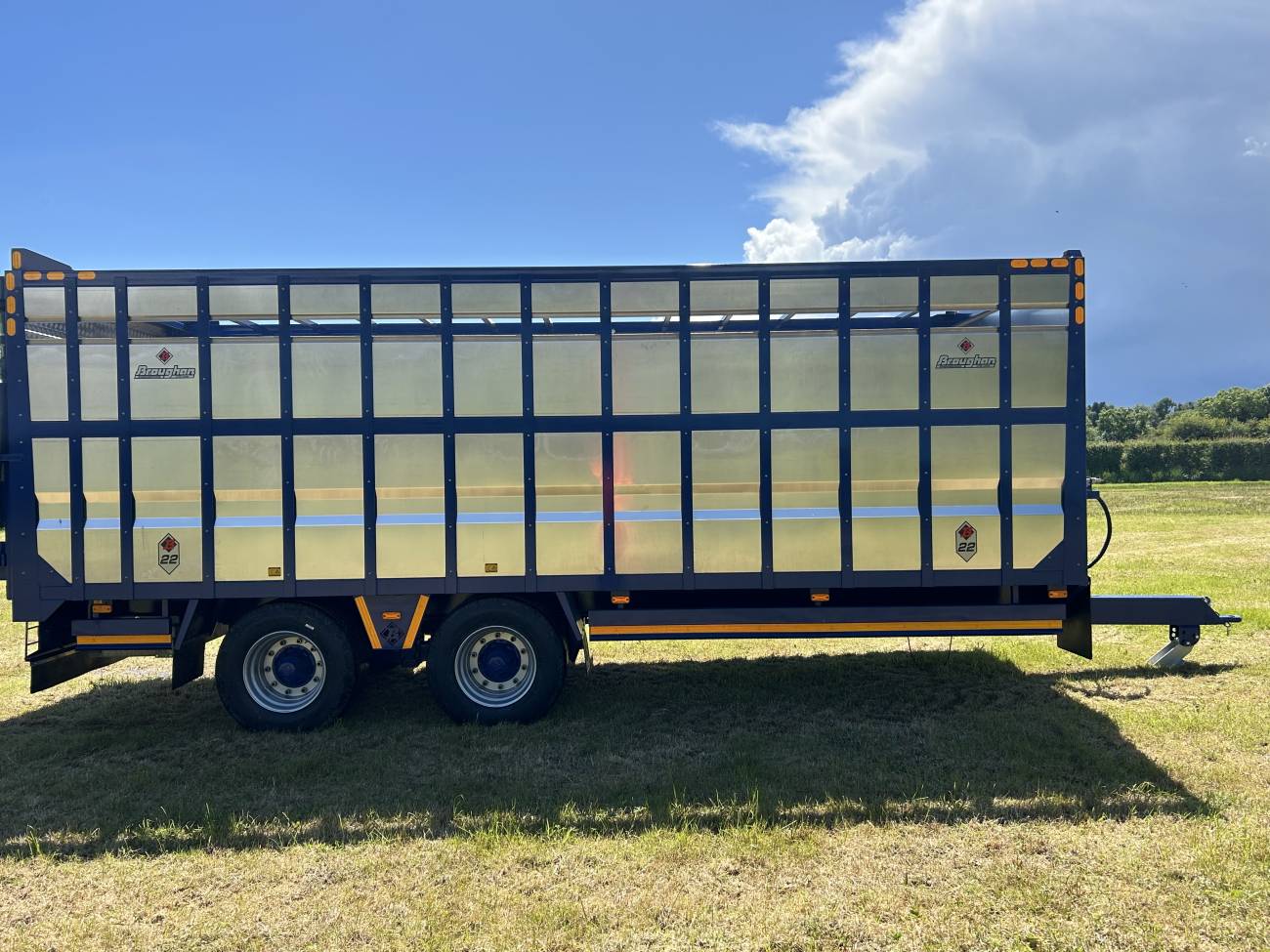 Broughan 22ft Livestock Trailer | Clarke Machinery