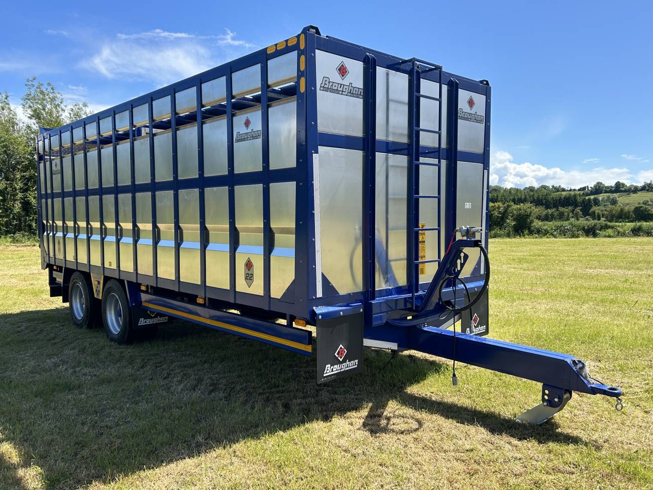 Broughan 22ft Livestock Trailer | Clarke Machinery