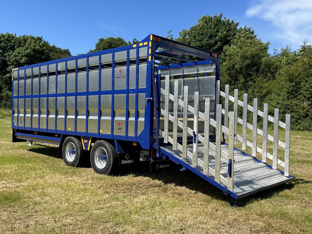 Broughan 22ft Livestock Trailer | Clarke Machinery