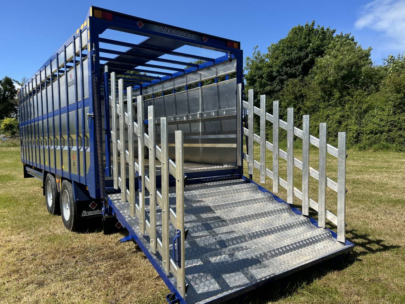 Broughan 22ft Livestock Trailer | Clarke Machinery