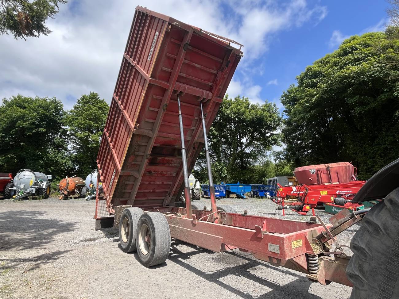 Redrock 18ft Silage Trailer | Clarke Machinery