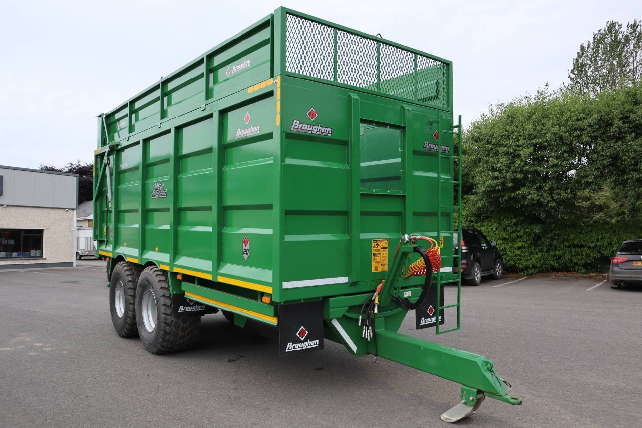 Broughan 20ft Grain & Silage Trailer | Clarke Machinery