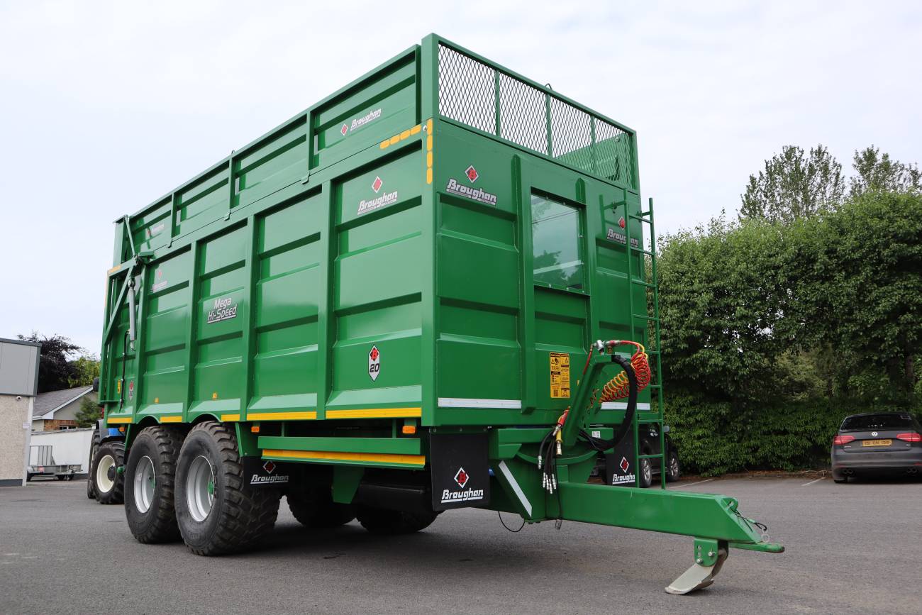 Broughan 20ft Grain & Silage Trailer | Clarke Machinery