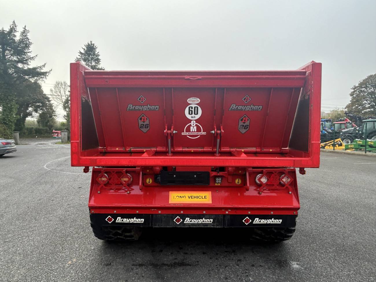 Broughan 26 Tonne Tri Axle Dump Trailer | Clarke Machinery