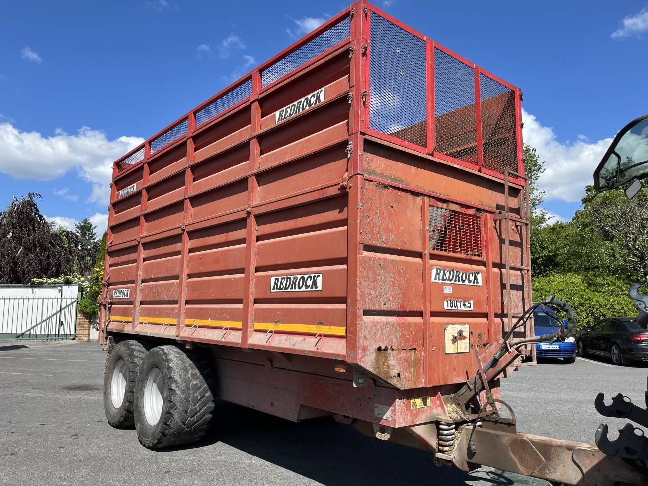 Redrock 18ft Silage Trailer | Clarke Machinery